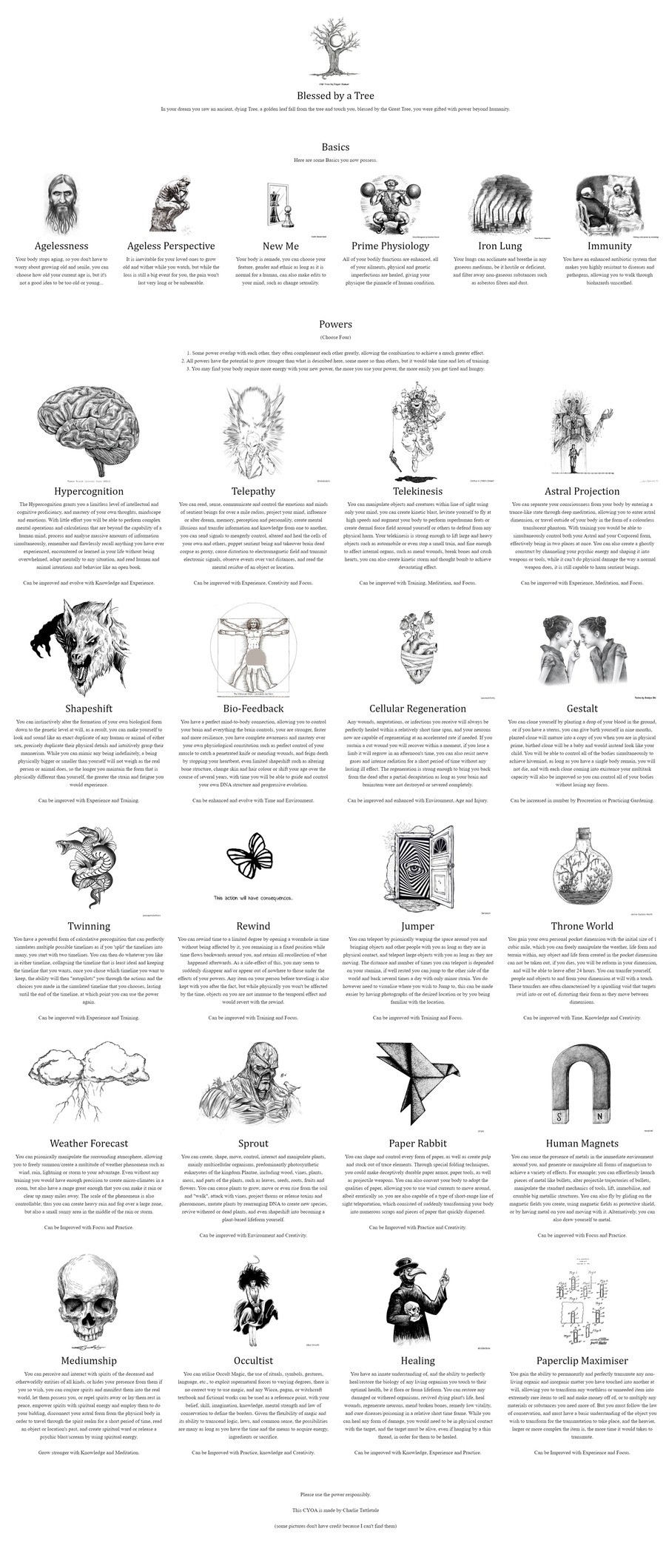 cyoa: cyoa: Create Your Own Adventures!